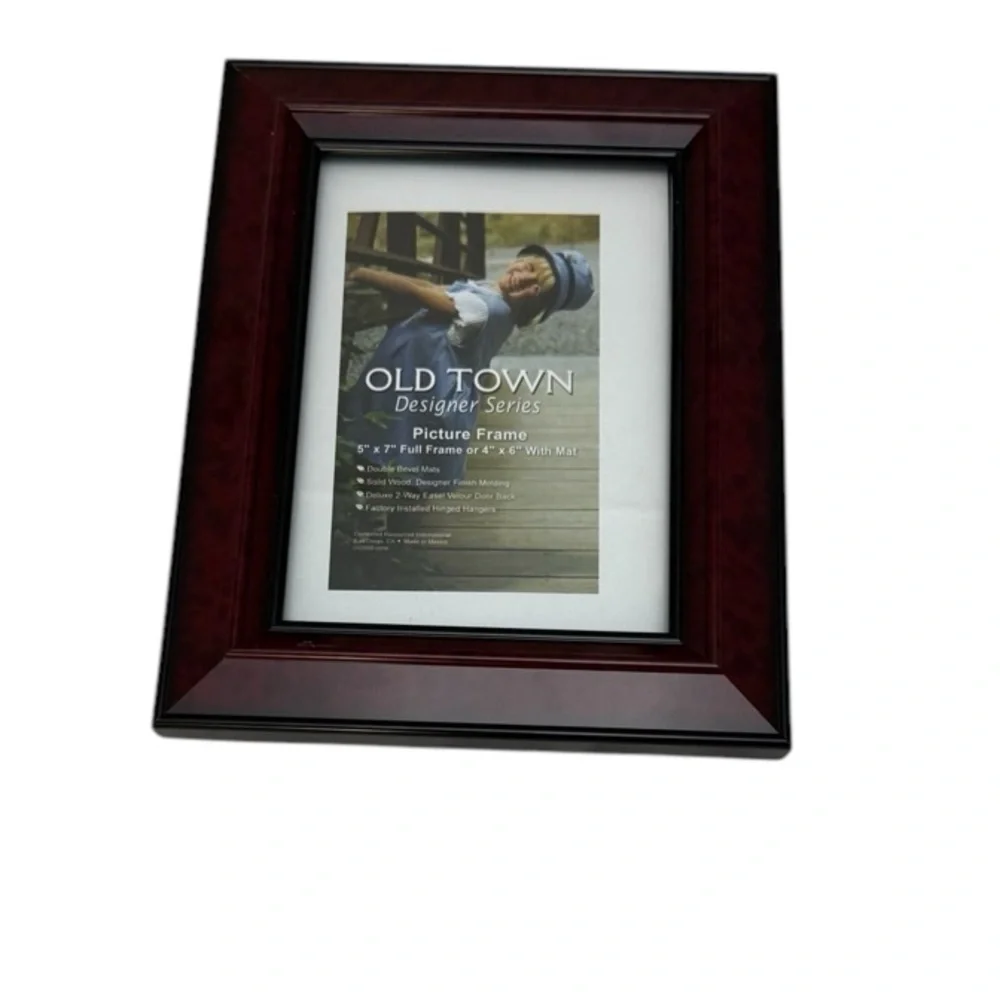 Old Town | Wall Decor | Old Town 2pk 5x7 M Frames Classic Dark Mahogany ...